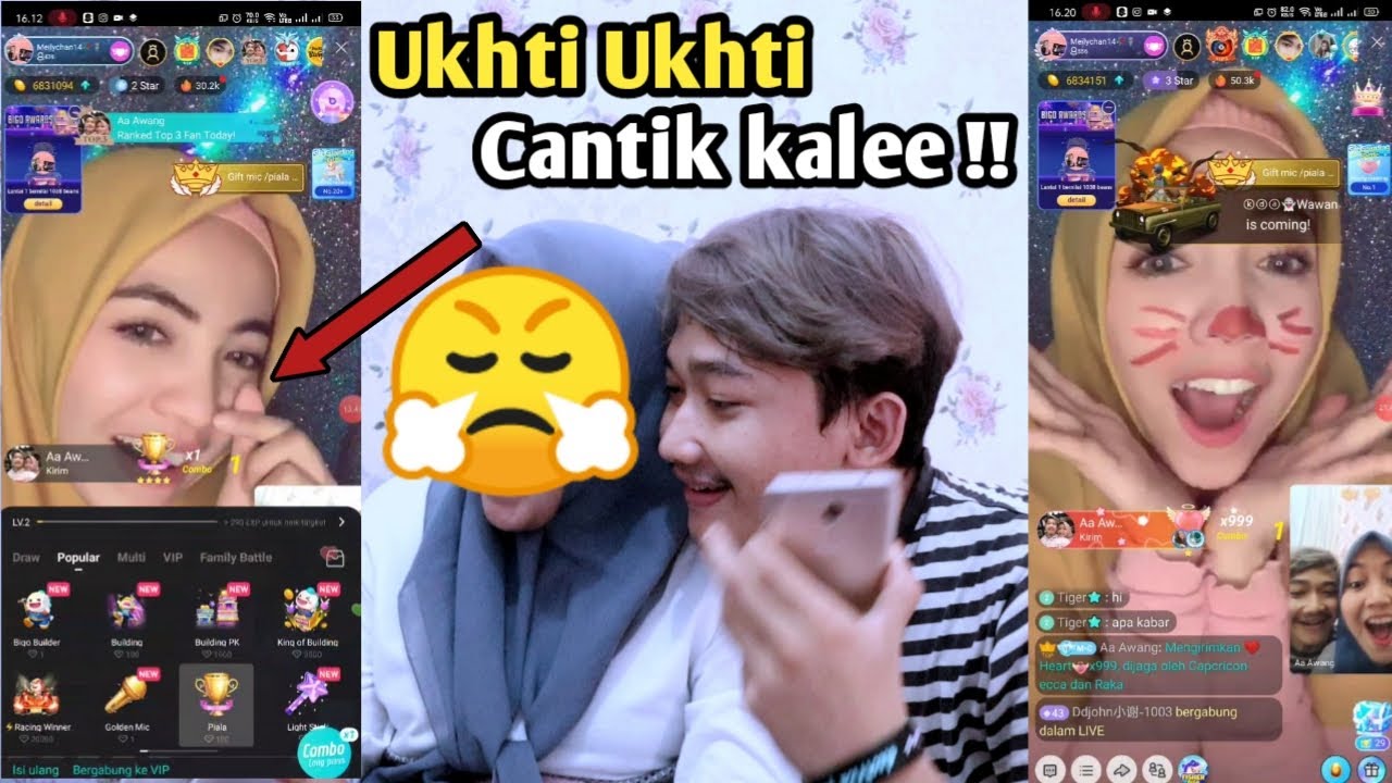 GOMBALIN UKHTI BIGO , ICHA CEMBURU BANGET WKWK - YouTube