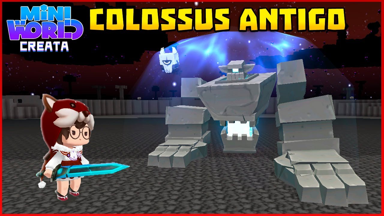 Mini World Survival #37 - INVOQUEI O BOSS COLOSSUS ANTIGO EM HORAS ...