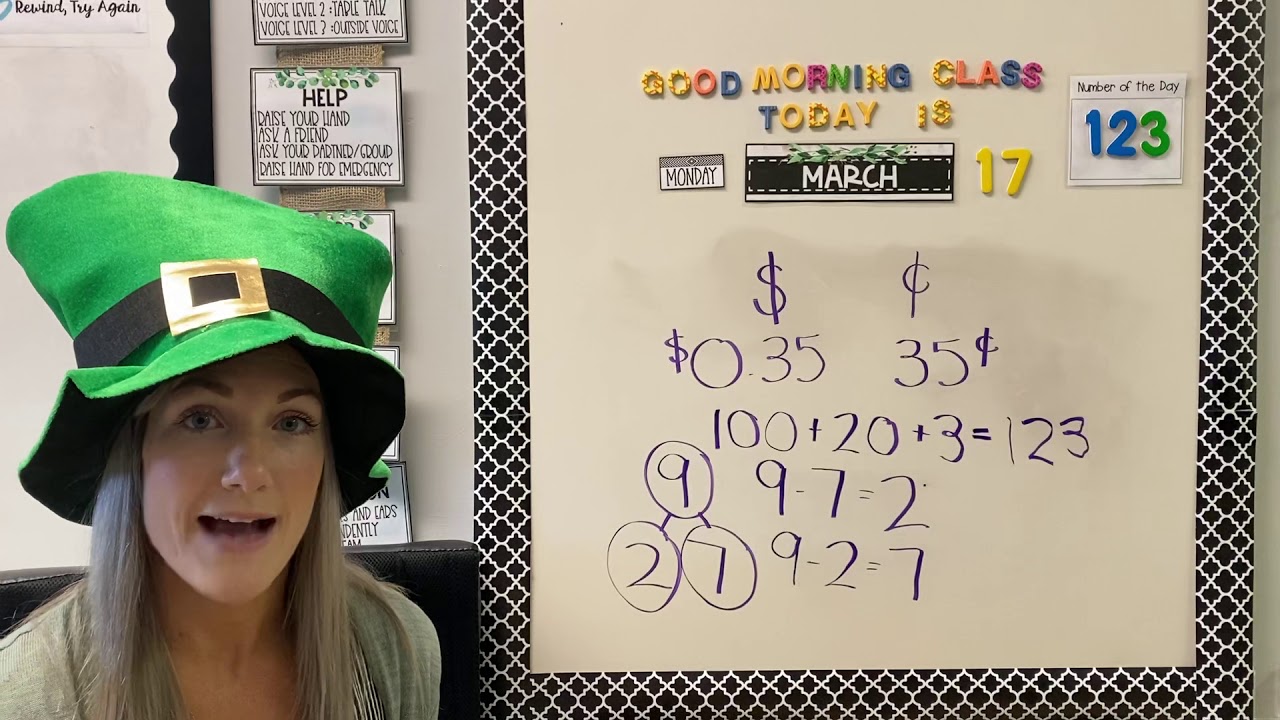 Grade 2: Math Day 1 - YouTube
