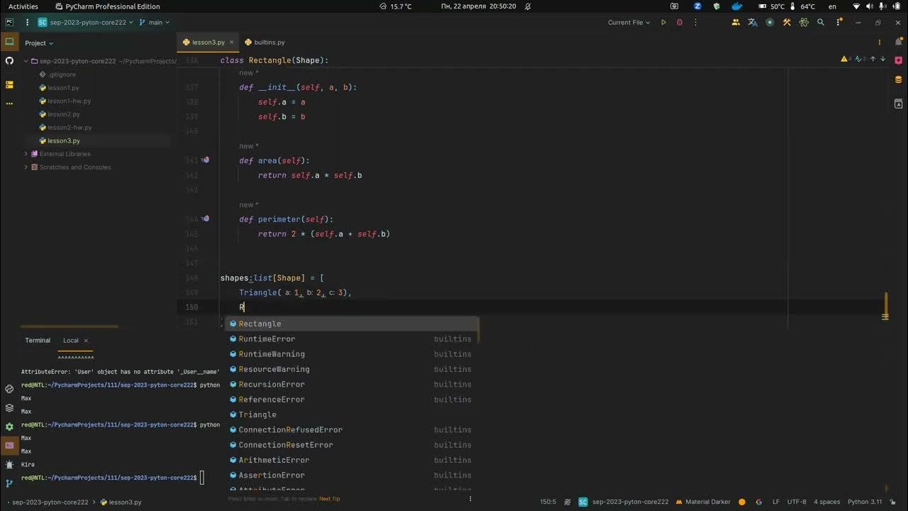 Python lesson - 3 part2 - YouTube