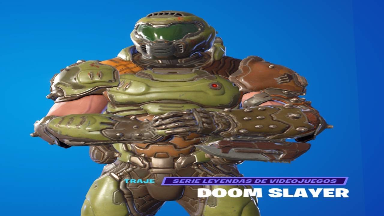 DOOM SLAYER - FORTNITE - BATTLE ROYALE - GAMEPLAY - NO COMMENTARY - YouTube