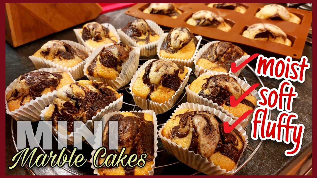 Mini Marble Cakes - YouTube