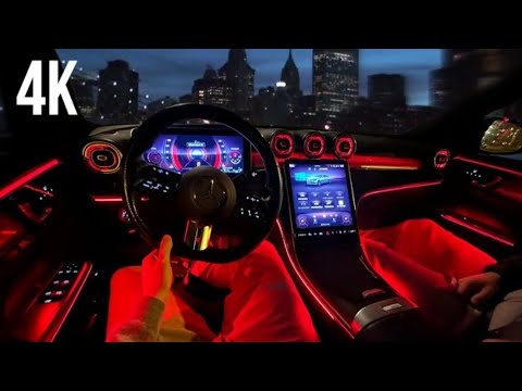 2026 4K CAR REVIEW - THE NEW MERCEDES C CLASS 2026 TEST DRIVE (POV) NIGHT DRIVE 