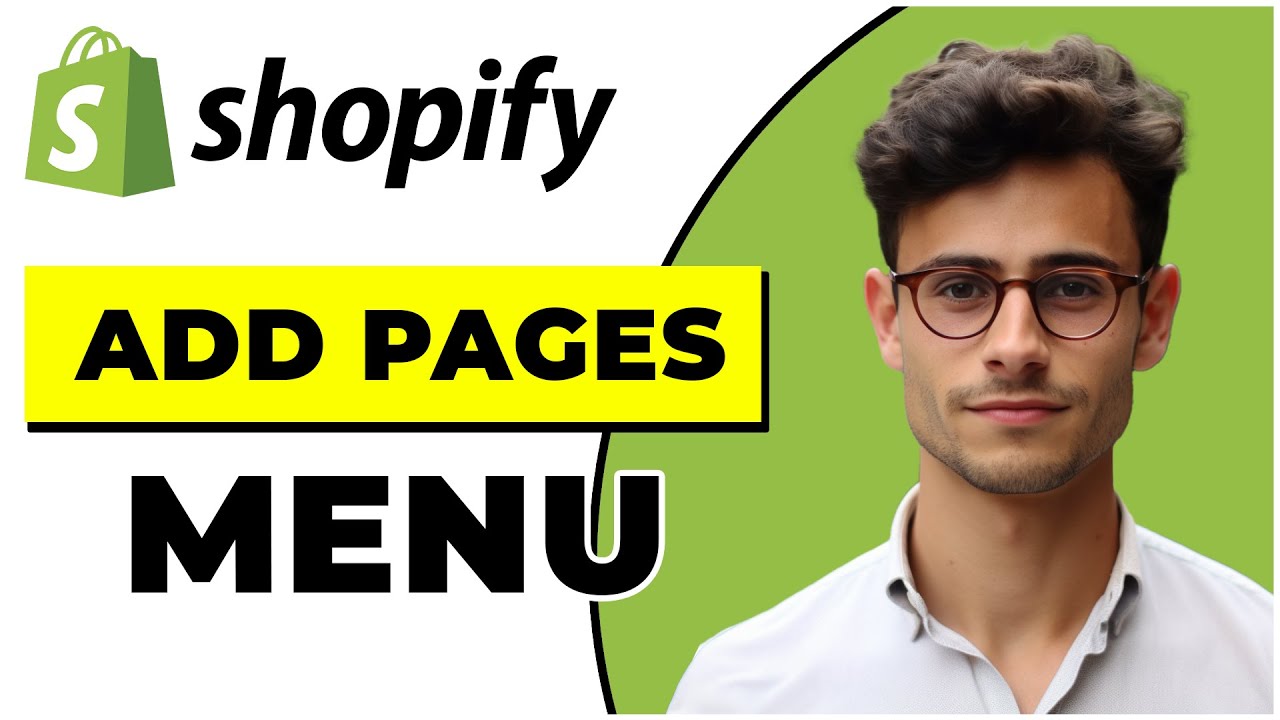 How to Add Pages to Menu in Shopify (Quick & Easy) - YouTube