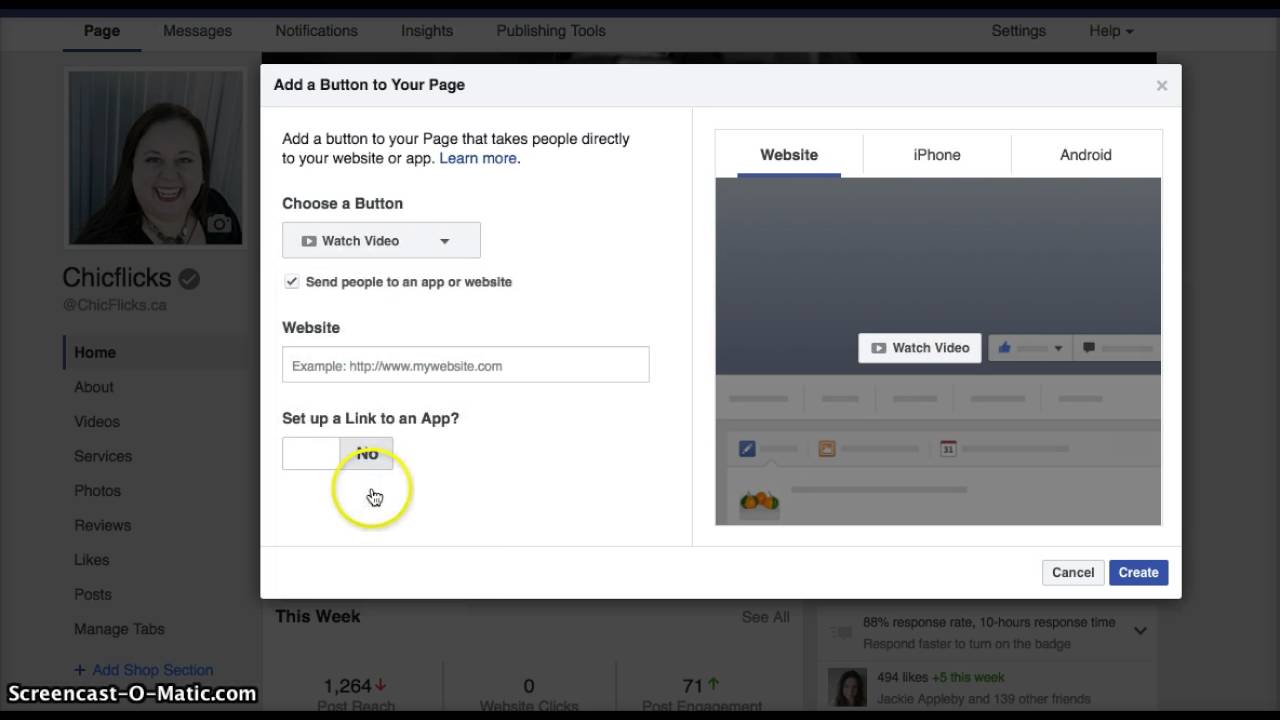 How to add a Call to Action button to your Facebook business page - YouTube