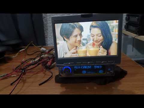 ✅️Panasonic TV  monitor with car stereo  usb DVD player  auxiliary  fm am #Entertainment only