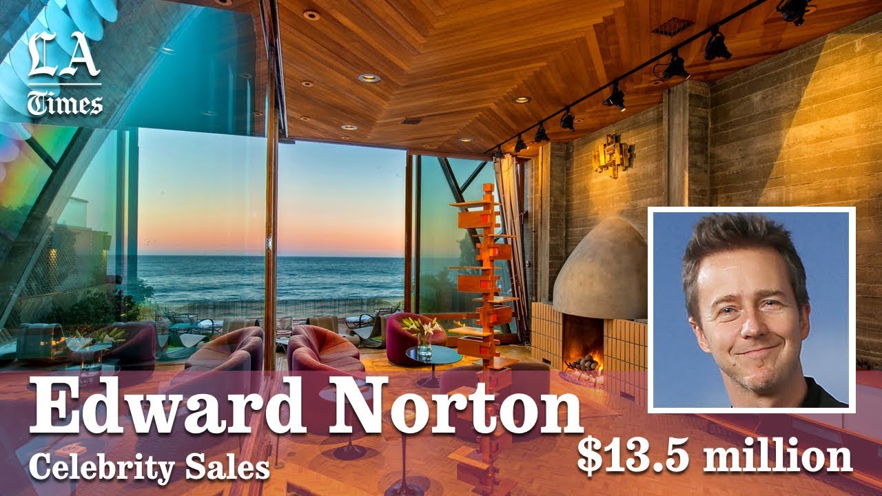 Ed Norton's new Malibu home: Hot Property | Los Angeles Times - YouTube