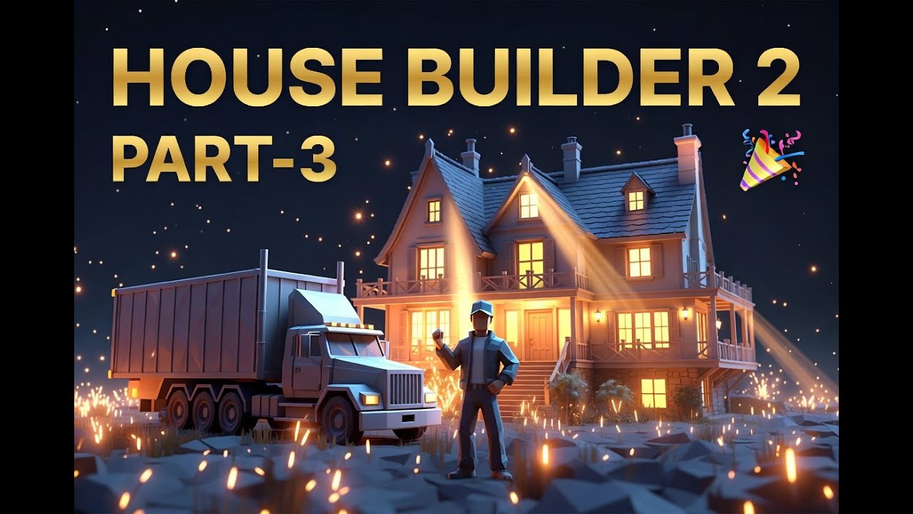 House Builder 2 EARLY RELEASE 100% BUILT! 🏠🔨 - PART-3 - YouTube