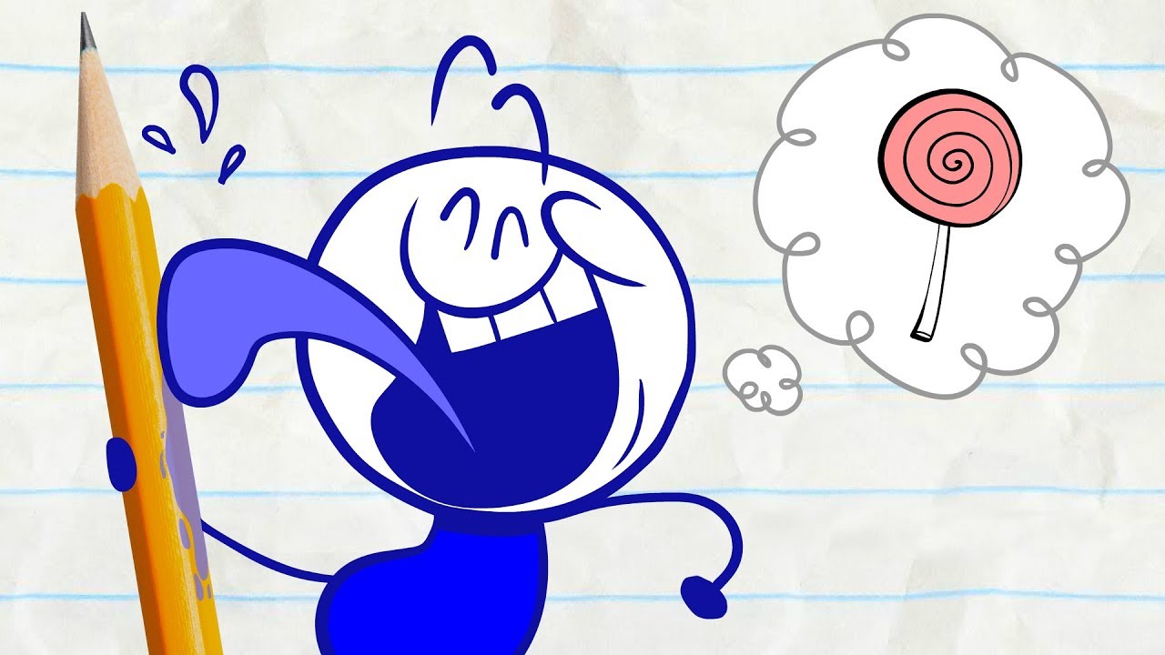 Pencilmate Steals Candy! -in- LOLLIGAGS - Pencilmation Cartoons - YouTube
