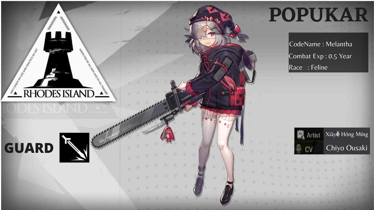 [Arknights] Popukar // Voice Lines (Indonesian Subs) - YouTube