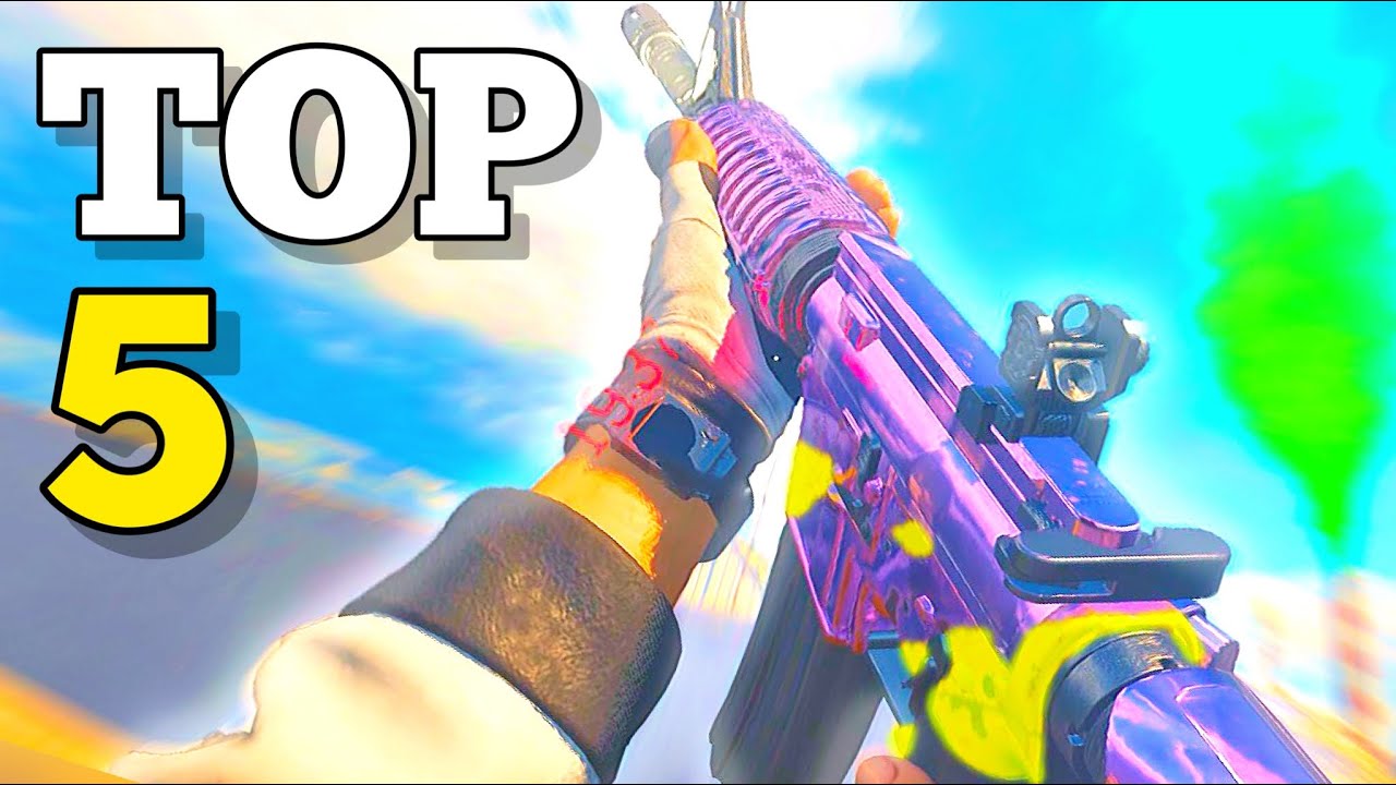 *NEW* TOP 5 BEST ASSAULT RIFLE LOADOUTS in SEASON 5 WARZONE! ( Best AR ...