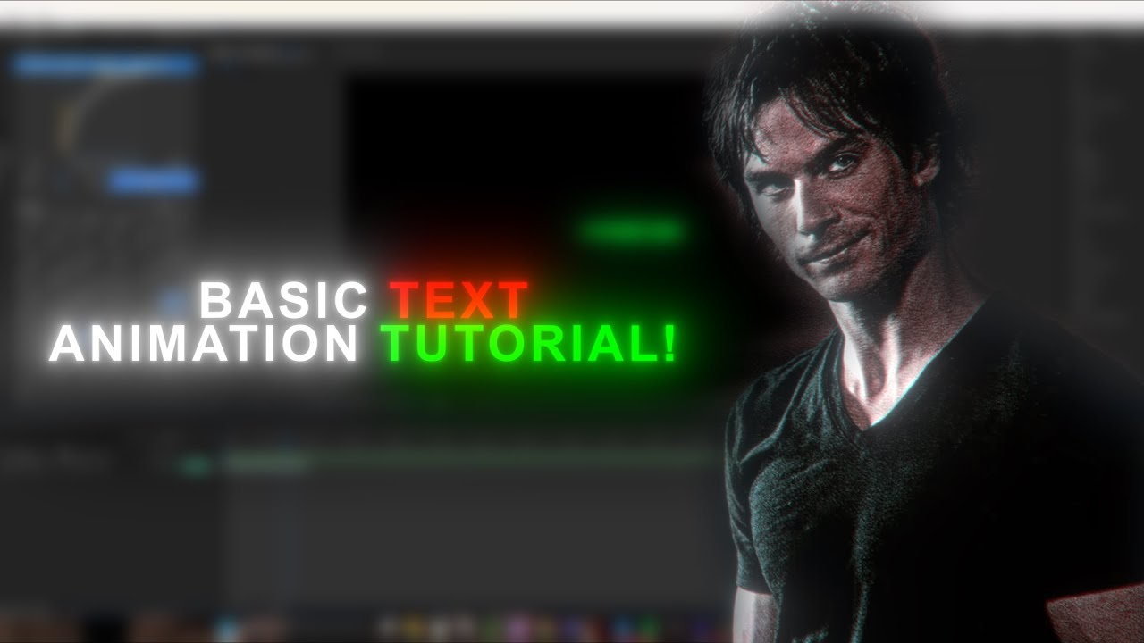 Basic Text Tutorial On After Effects! - YouTube