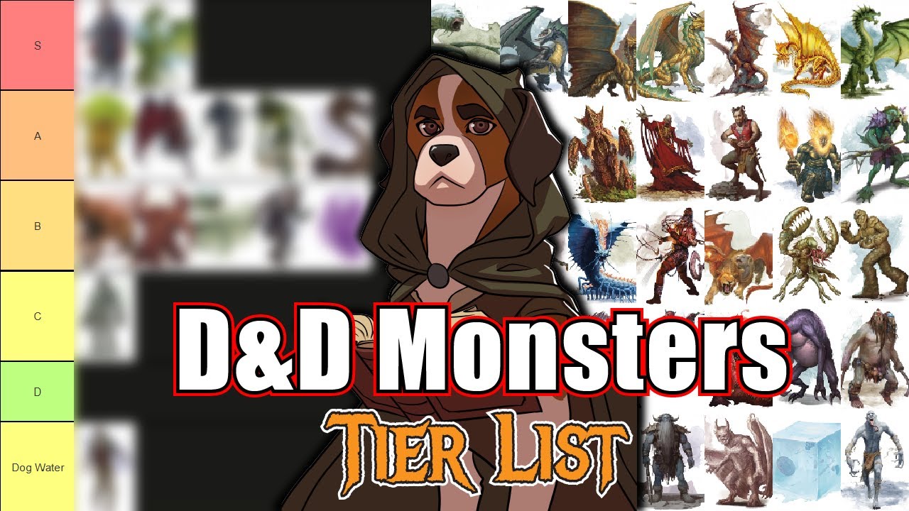 Ranking EVERY MONSTER in D&D | Tier list! (Ep. 1) - YouTube