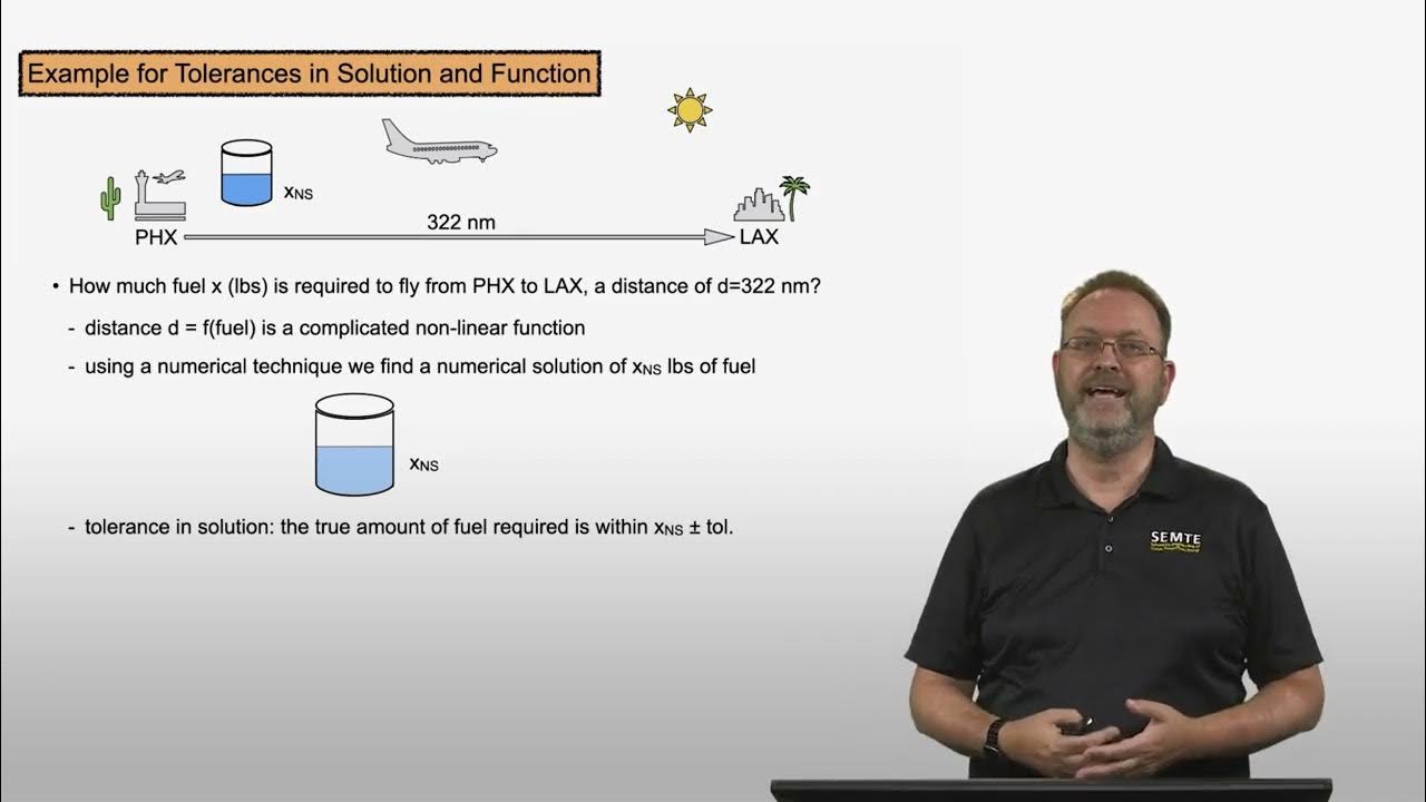 Lecture 3-2 | Tolerances and Relative Errors | Advanced Mathematical Methods for Engineers - YouTube