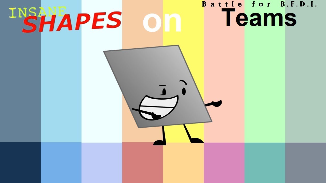 If Insane Shapes Characters were on BFB Teams - YouTube