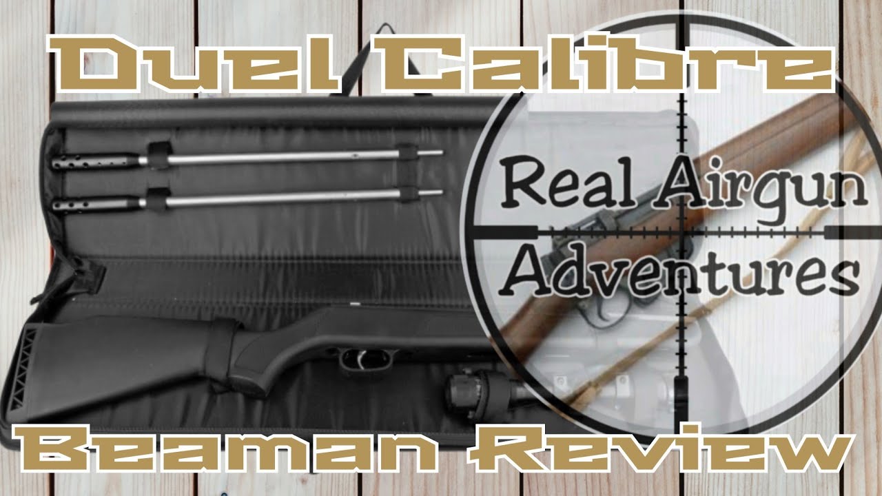 Beeman one rifle, 2 barrels. 177 and 22. Air Rifle - YouTube