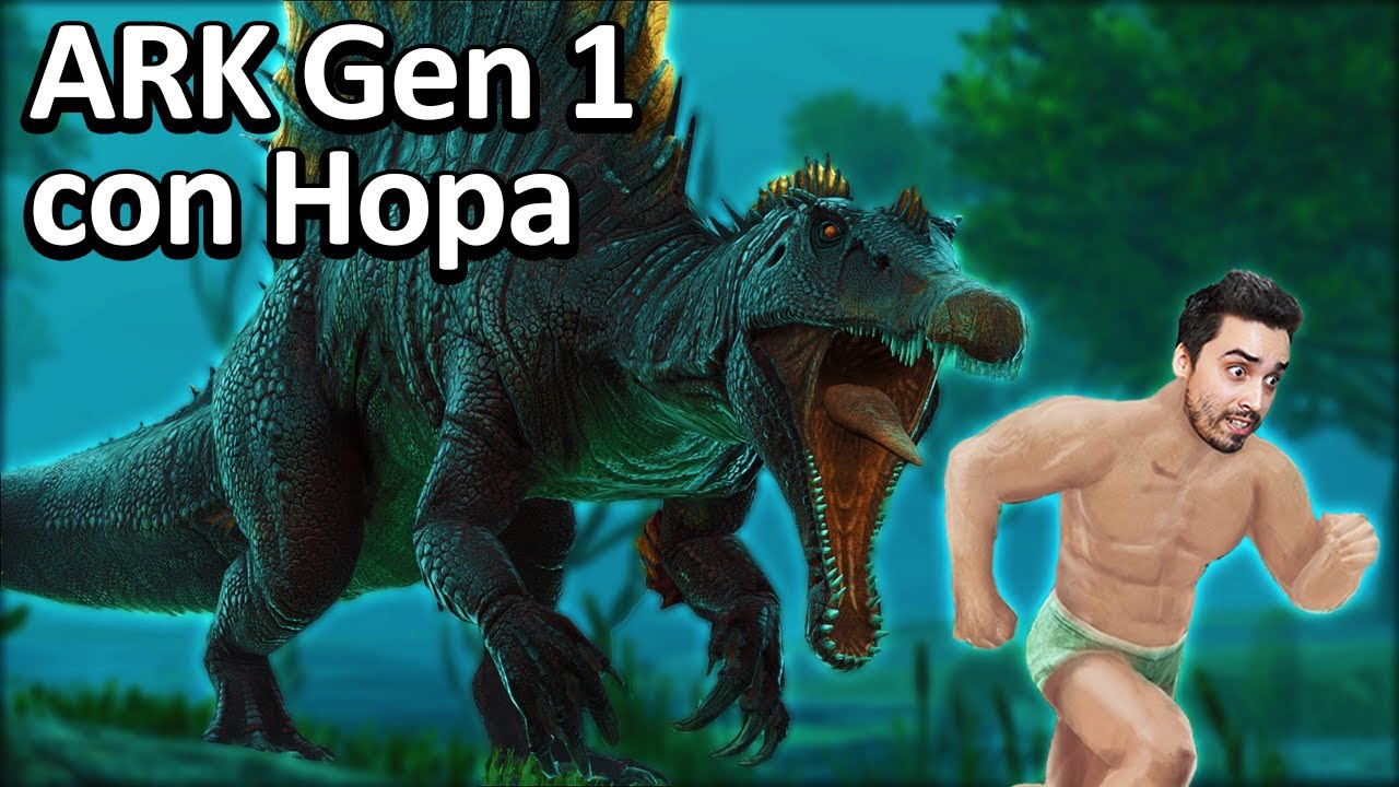 Tamear un Spino Nunca Fue Tan Dificil!! 😱| Ark: Genesis 1 con Hopa #3 ...