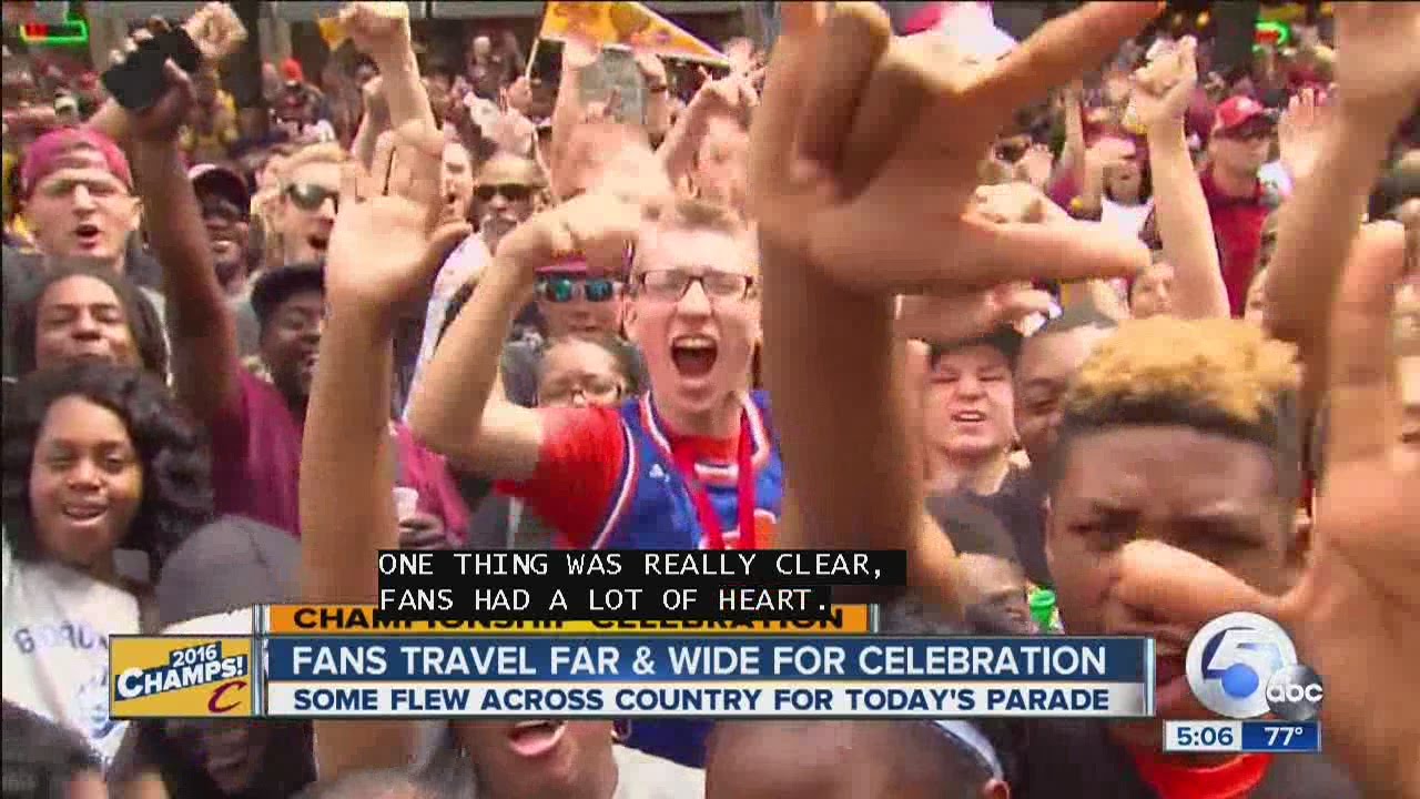 Cavs Championship parade, the crowd tells their story- Tara Molina ...