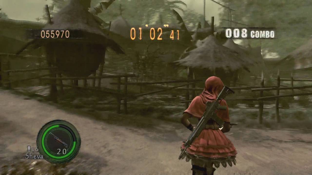 Resident Evil 5 Mercenaries - Fairy Tale Sheva - SS Ranking - Village ...