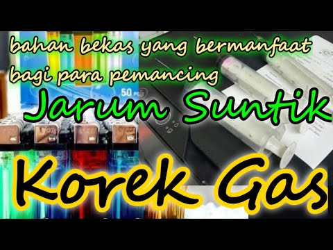INI ALAT UNTUK UMPAN CACING DARI JARUM SUNTIK DAN KOREK GAS - YouTube