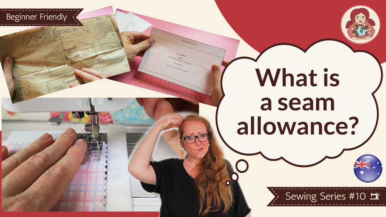 What is a seam allowance? How to cut and sew the fabric? + DIY Seam ...