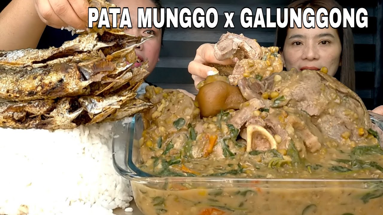 PATA MUNGGO AT PRITONG GALUNGGONG MUKBANG | MUKBANG PHILIPPINES - YouTube