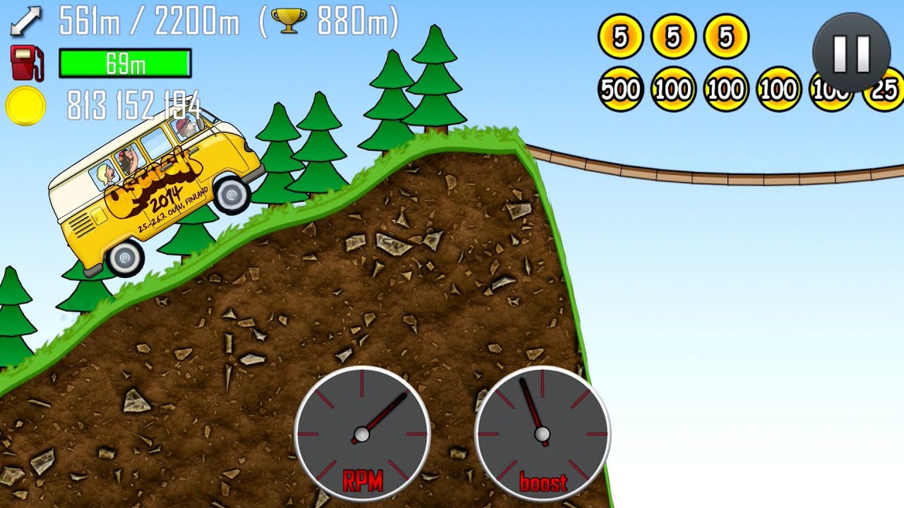 Hill Climb Racing: Drive Through Trees on XMAS and FOREST Tracks with ...