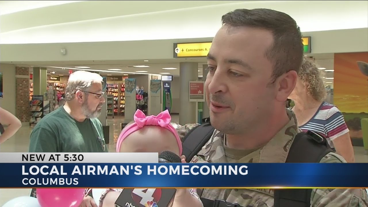 Ohio Air National Guard members return home after deployment - YouTube