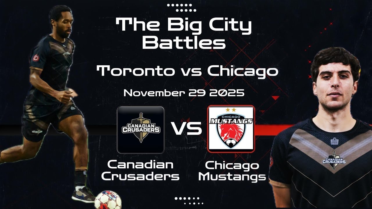 Toronto (Canadian Crusaders) at Chicago (Mustangs). Nov 29th 2025. MLIS ...