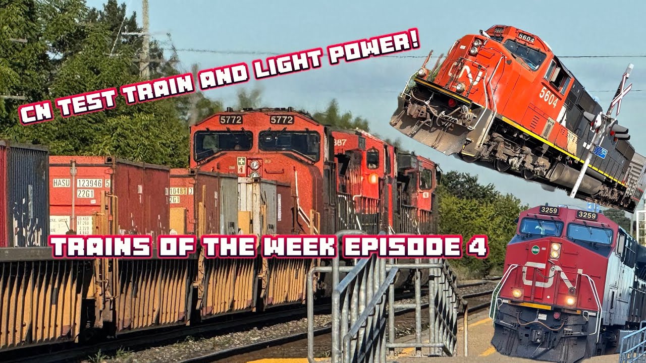 TEST TRAIN AND LIGHT POWER! - Trains of the week Episode 4! - YouTube