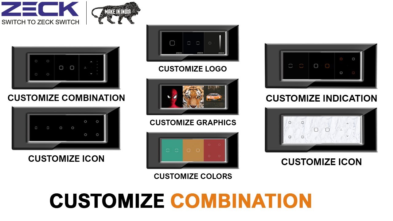 CUSTMIZATION PROVIDE BY ZECK SWITCH - YouTube