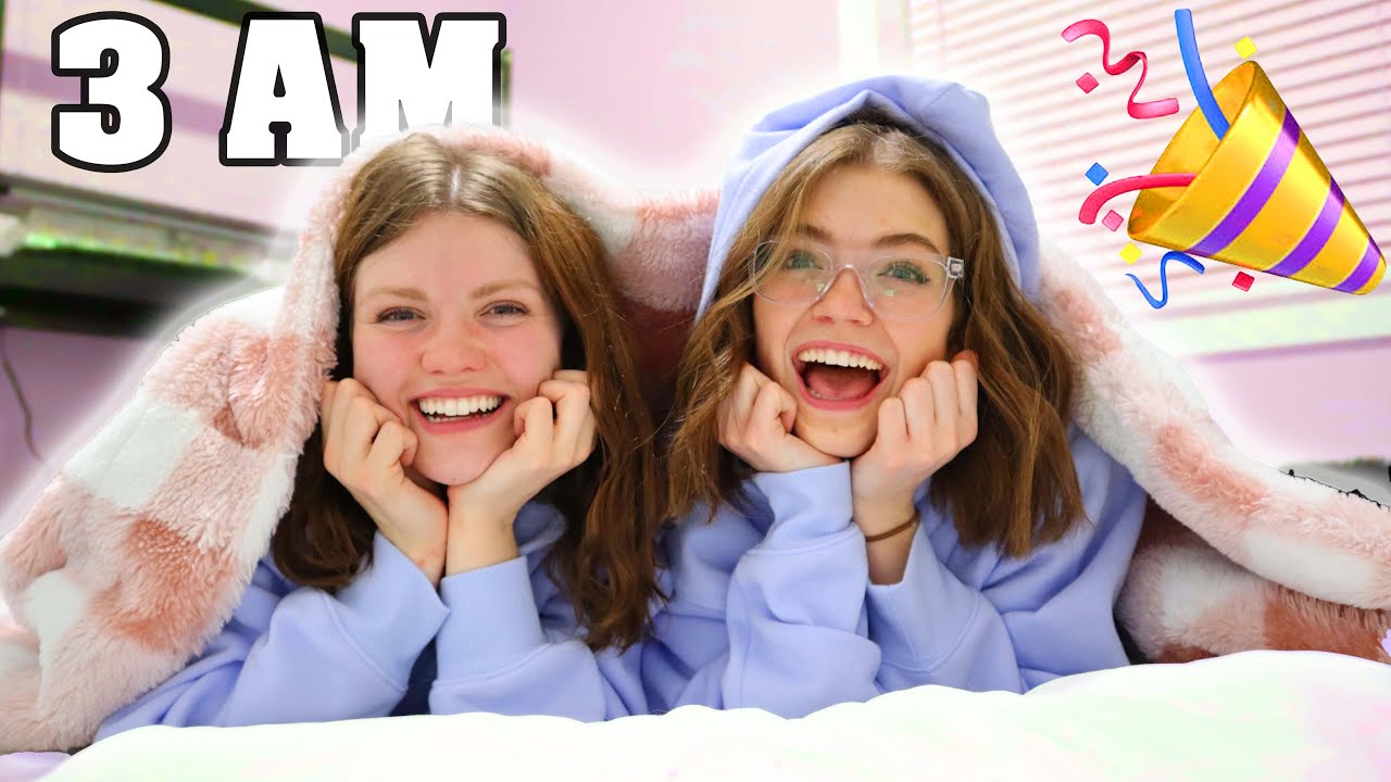 SISTER SLEEPOVER with Audrey! - YouTube