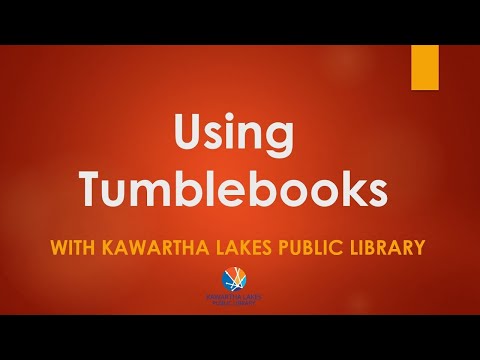 How To Use Tumblebooks