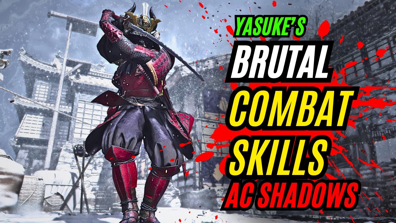 Assassin's Creed Shadows - Yasuke Combat & Stealth Takedowns | PS5 ...