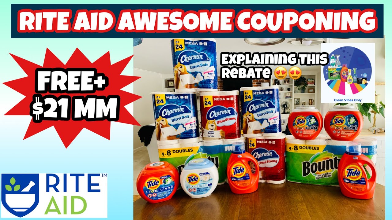 RITE AID COUPONING HAUL/ Super awesome deal! Easy all digital couponing ...