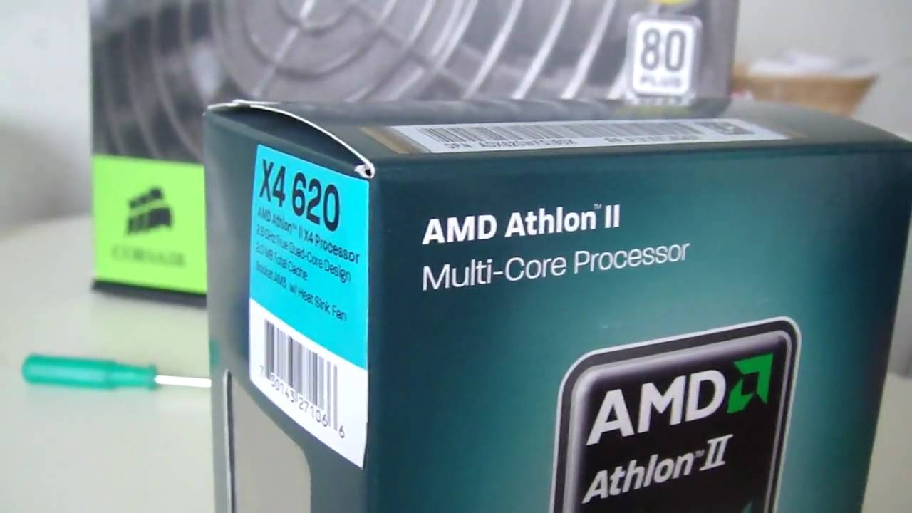 AMD Athlon II X4 620 AM3 Quad Core CPU Unboxing - YouTube