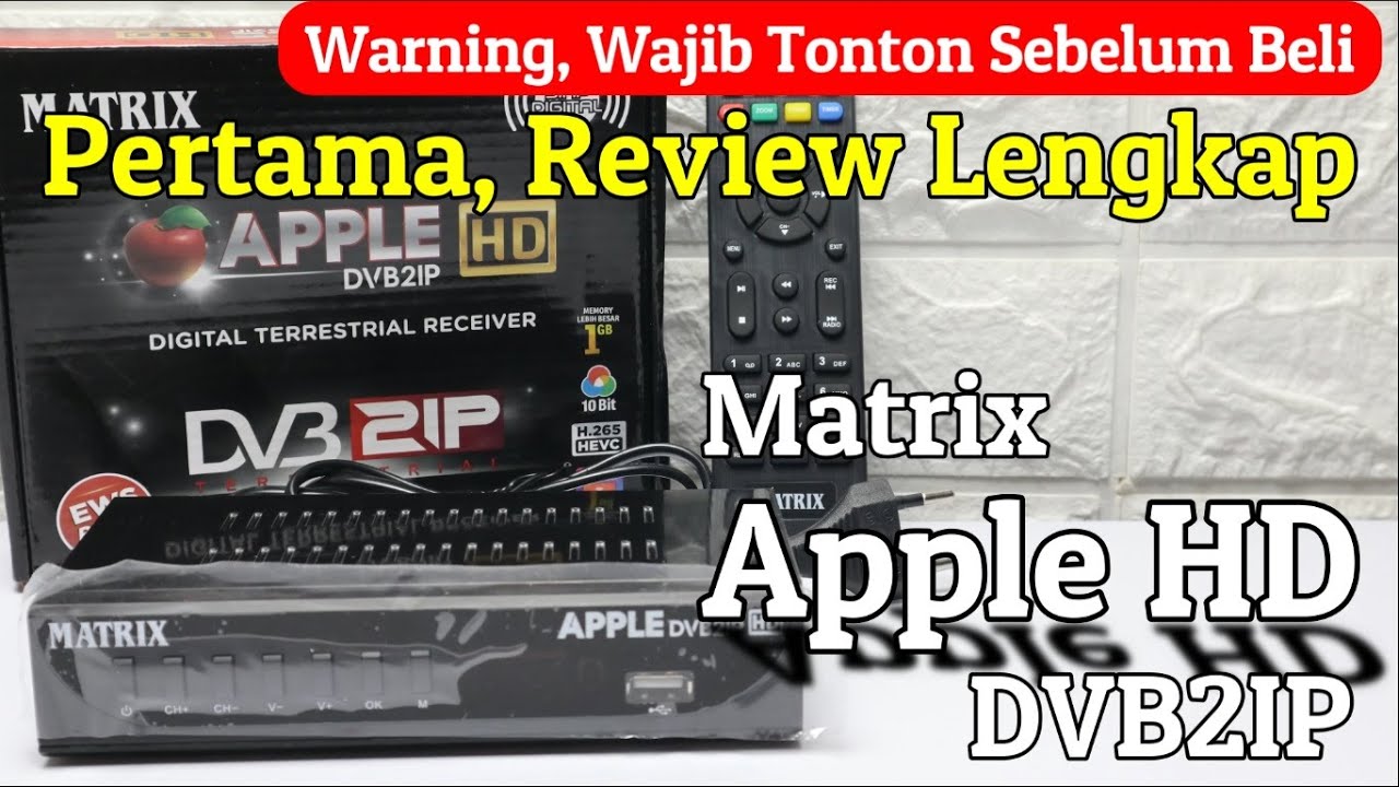 Pertama Kali!!! Review Lengkap Matrix Apple DVB2IP Ternyata Fiturnya ...