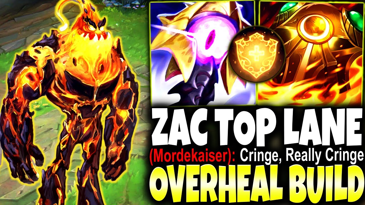 Testing the Limits of OVERHEAL RIFT ZAC Top Lane Build vs a Tilted ...