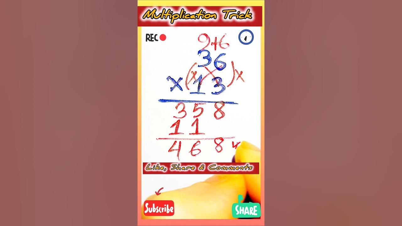 Magical quick calculation💥💯🧠#foryou #maths #mathstricks #mathctober #multiplication #fypage #fy ...
