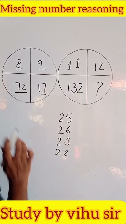 Reasoning: Missing Number | Reasoning Trick Missing Number | #viral short #shortvideo #short ...