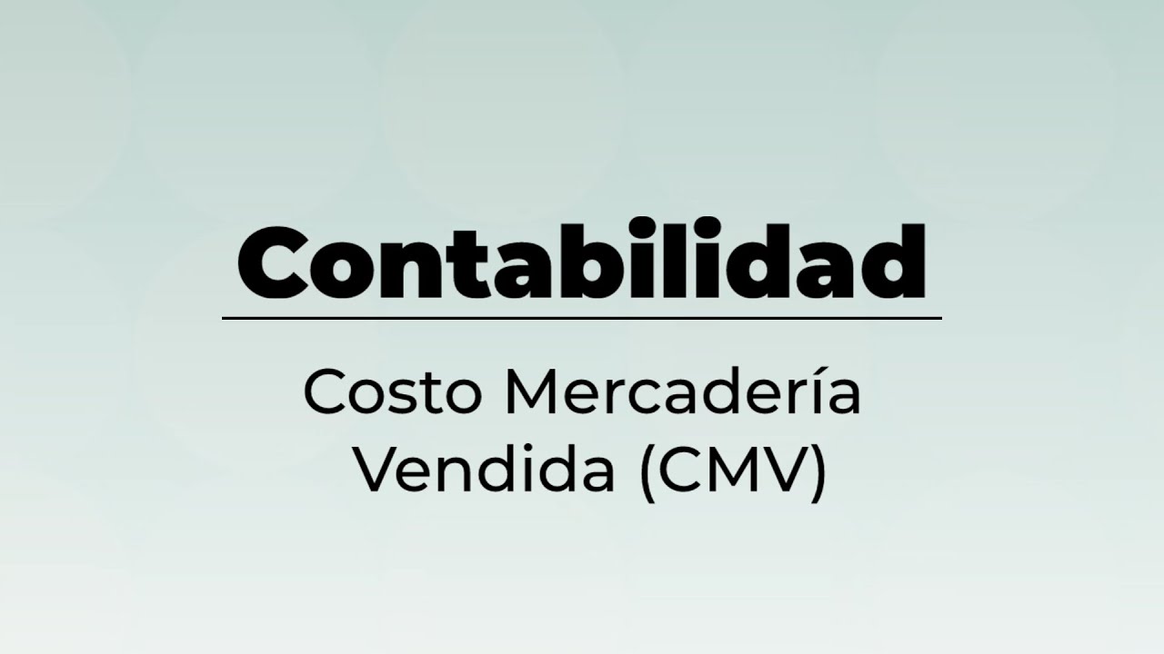 Valuación de Existencia - Cálculo del CMV con Método PEPS, UEPS Y CPP. - YouTube