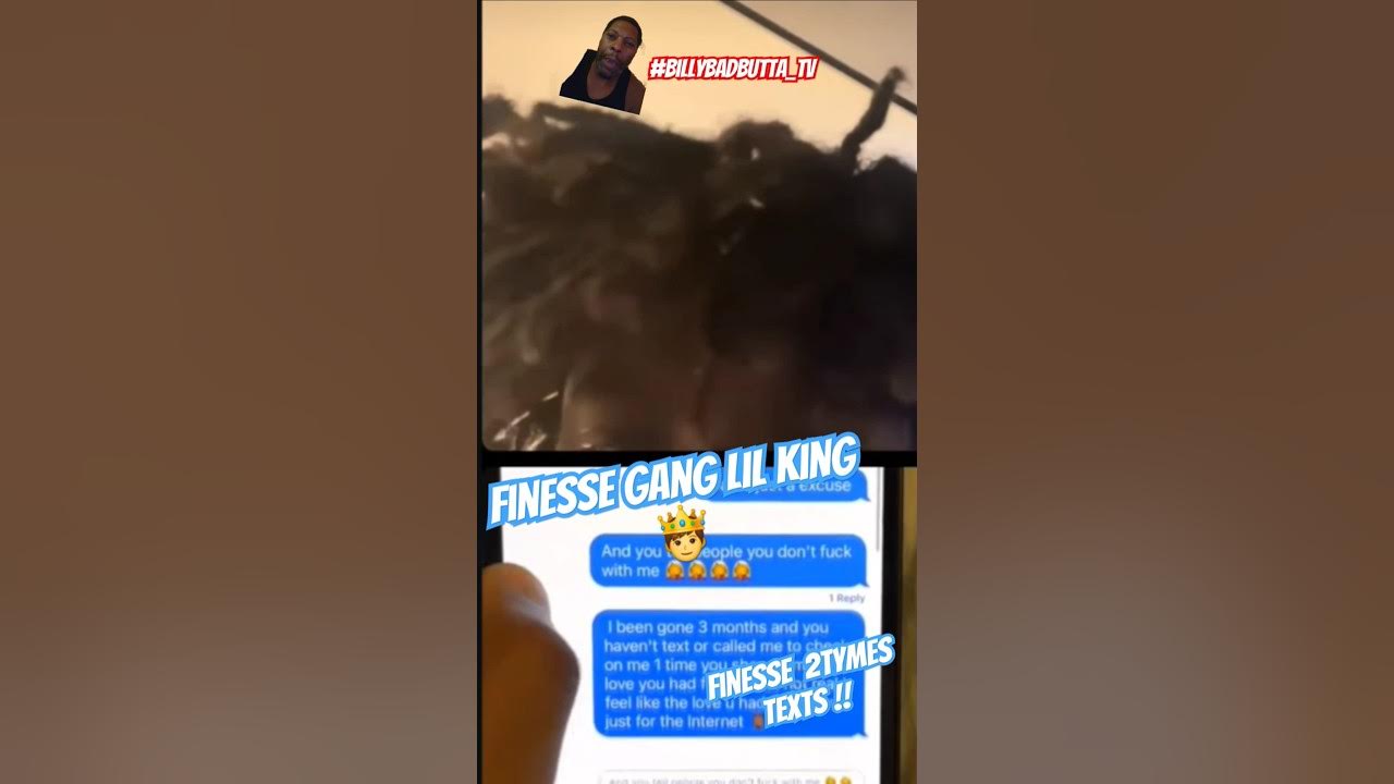 Finesse 2tymes calls Fng Lil King a SNITCH in texts‼️#Finesse2tymes #fnglilking # ...