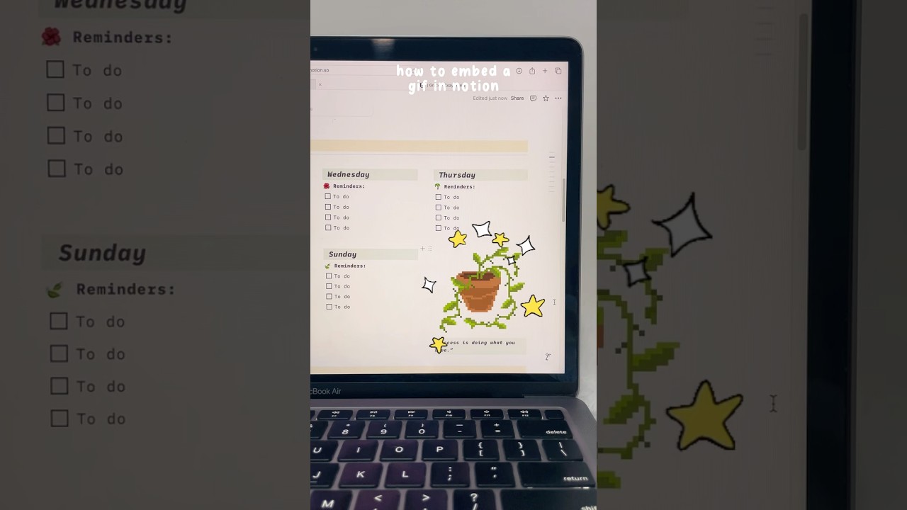 How to Embed a GIF in Notion - YouTube