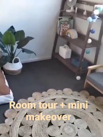 Room tour + Mini makeover - YouTube