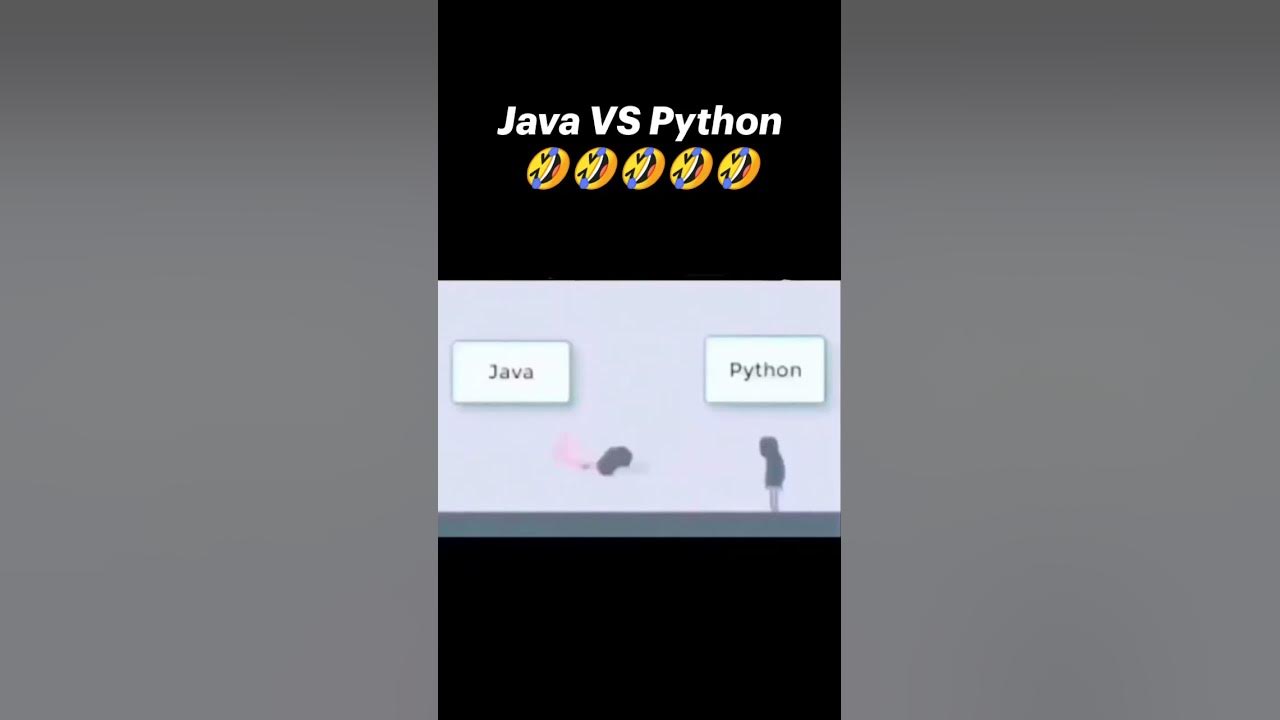 Java Vs Python🤣😂💛python Programmer مبرمج برمجة بايثون جافا Java Program Coding Shorts