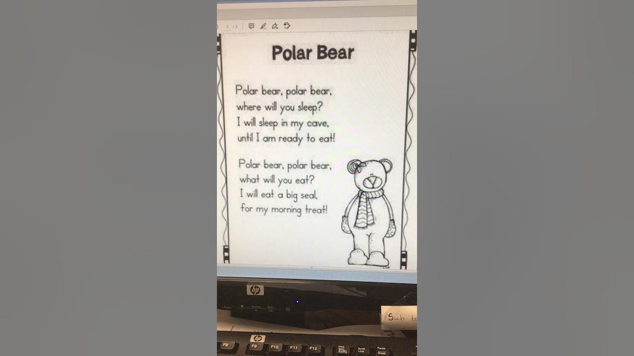 polar bear poem - YouTube