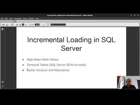 Incremental Loading into Data Warehouse with ETL - YouTube