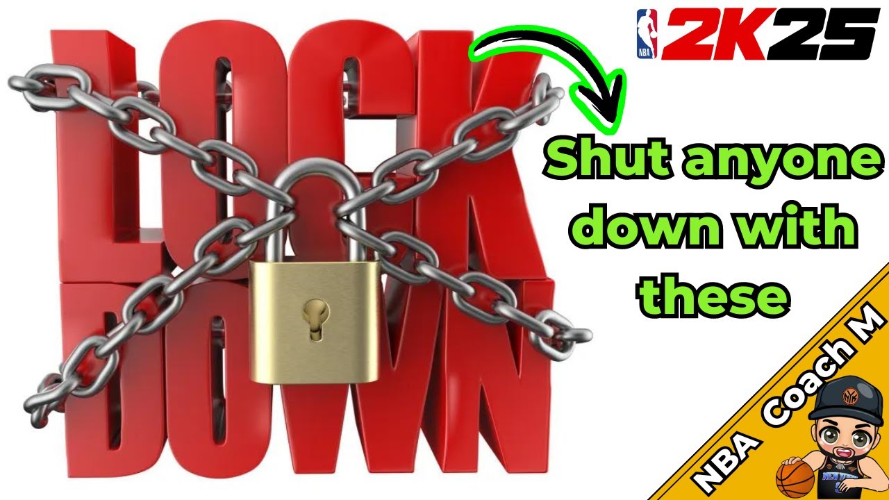 World's Greatest Lock Down Build NBA 2K25 - Best How to Guide - YouTube