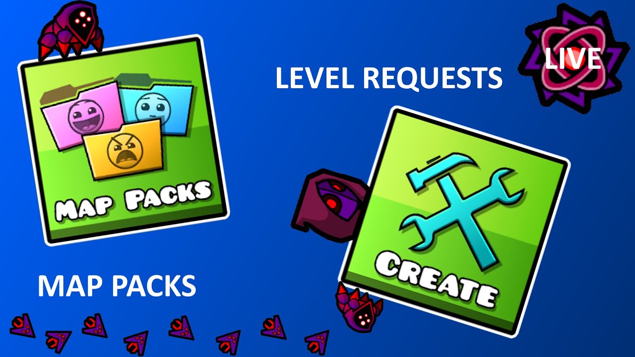 Level Request Stream | IDS IN THE FORM | Geometry Dash | - YouTube
