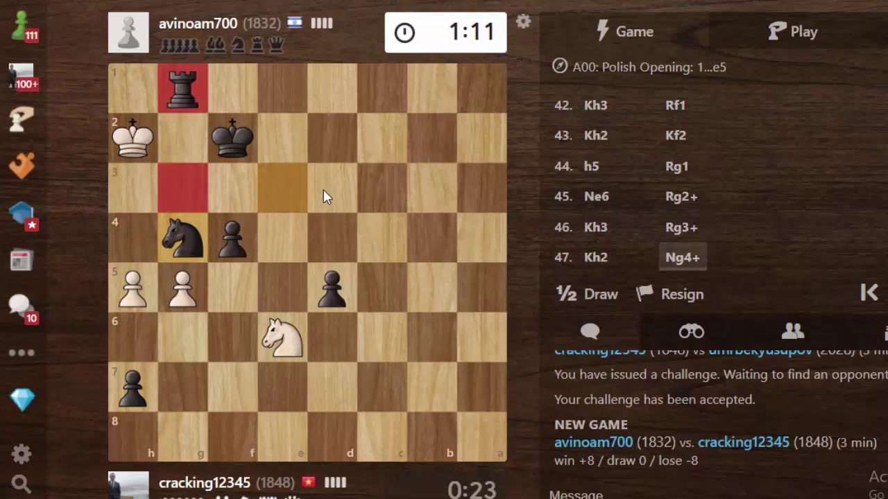 Amazing Chess online: How to Checkmate with Rook and Knight - YouTube